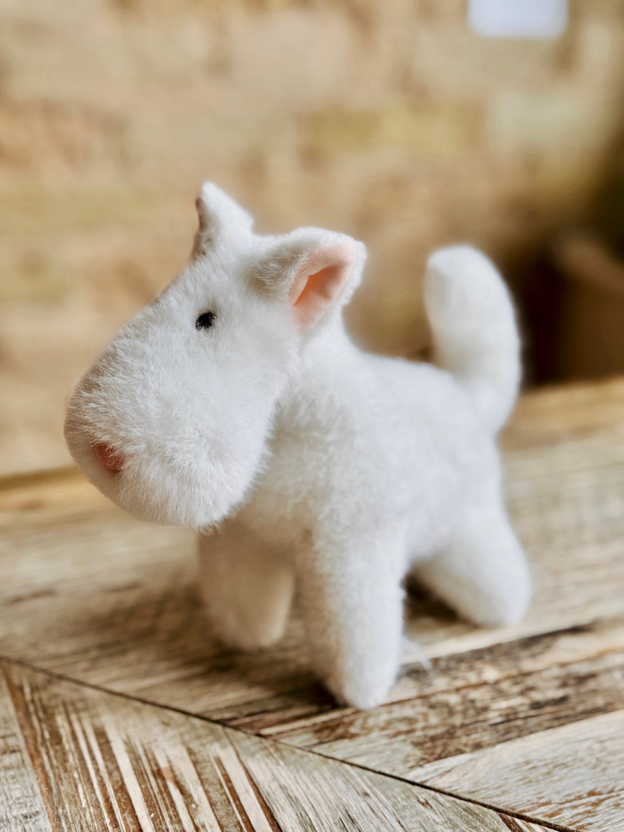 Petite Plush White Puppy – Patina Vie