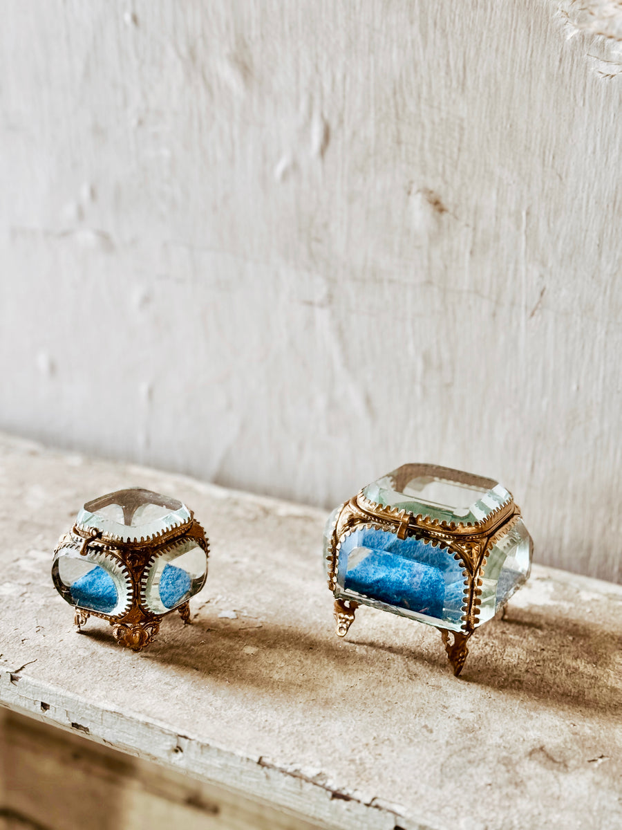 Patina Vie Vintage French Jewelry Casket Boxes